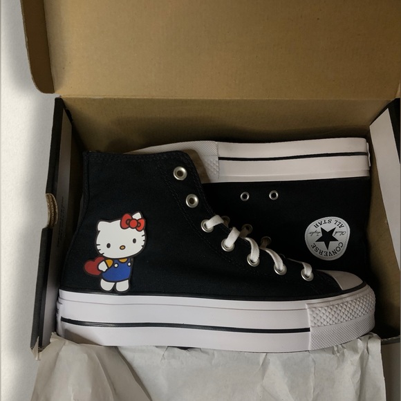 Hello Kitty | Shoes | Hello Kitty Platform Converse | Poshmark